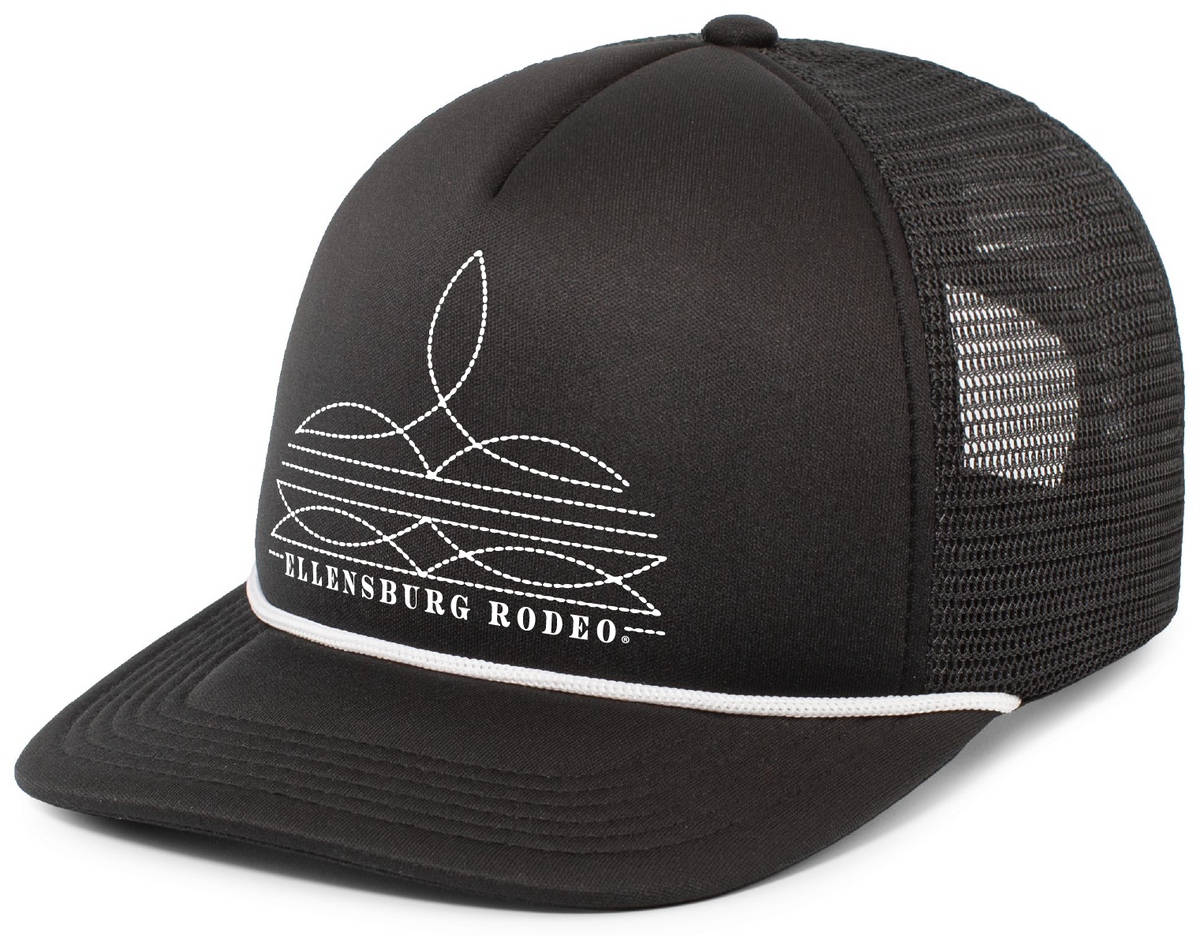 Boot Stitch Foamy Trucker Hat – Ellensburg Rodeo