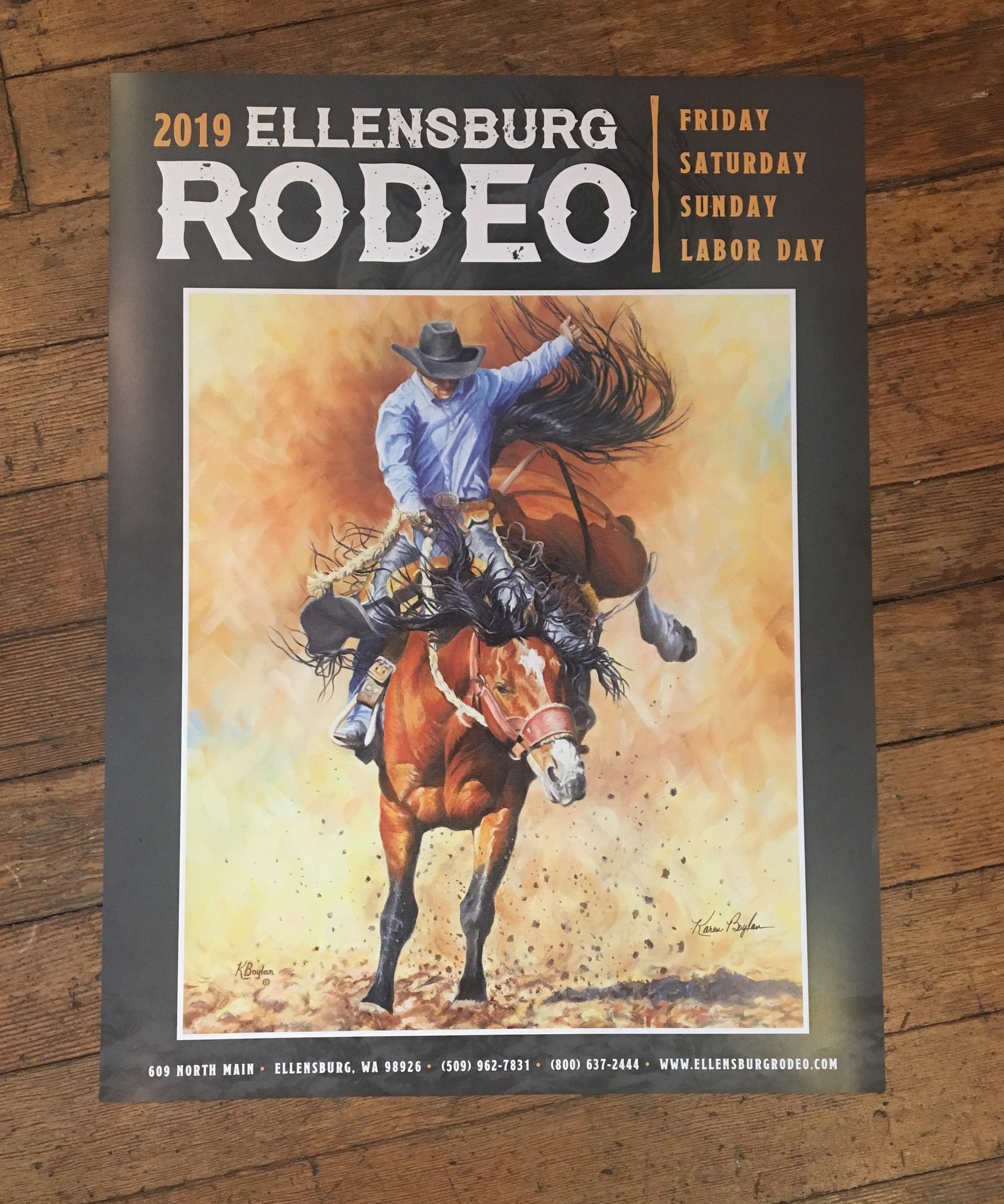 Poster - 2019 – Ellensburg Rodeo